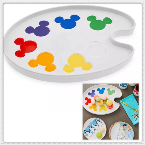 Disney | Dining | Disney Ink And Paint Collection Serving Platter ...